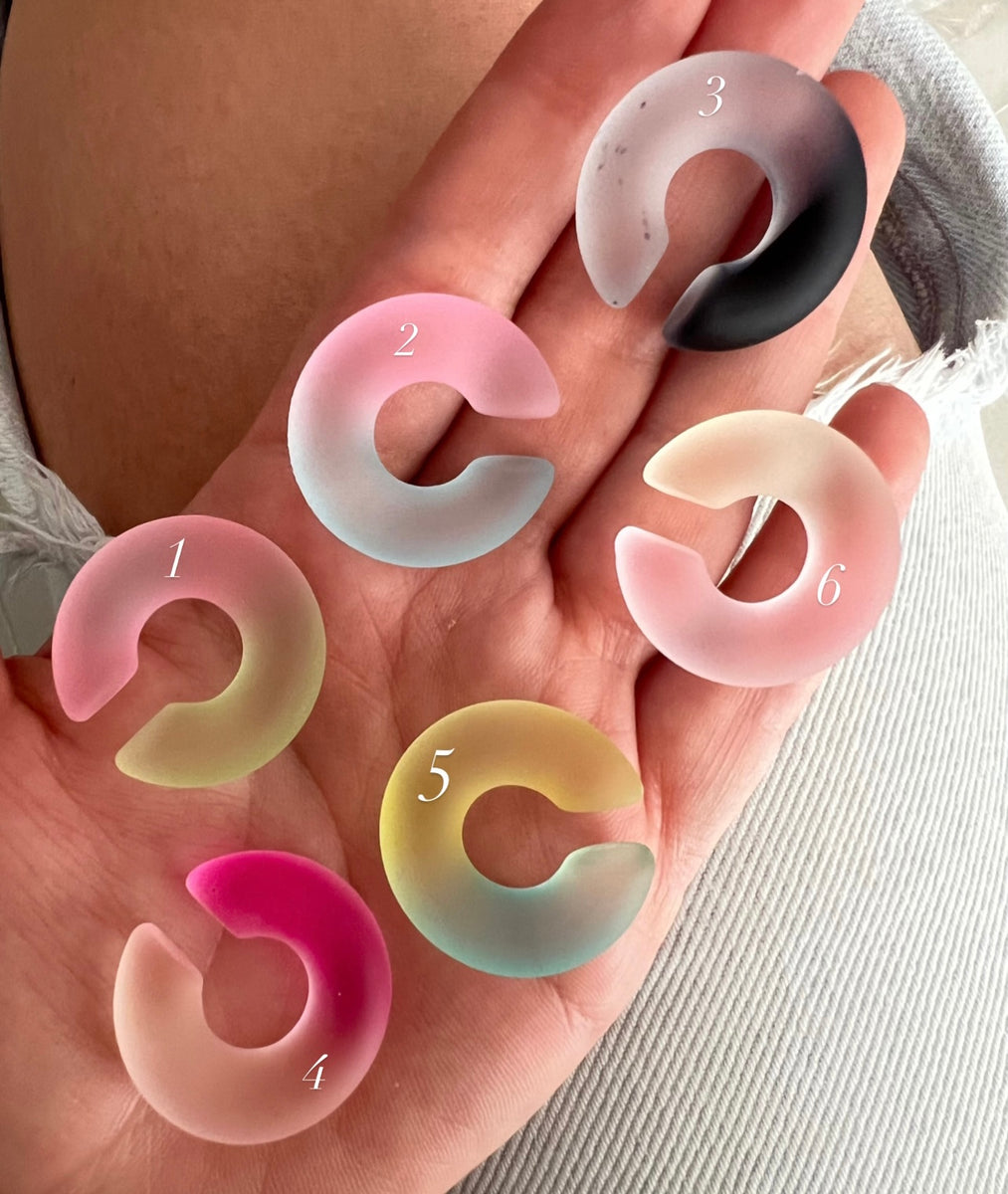 Ear Cuff Gummy XXL – Menta Rosa