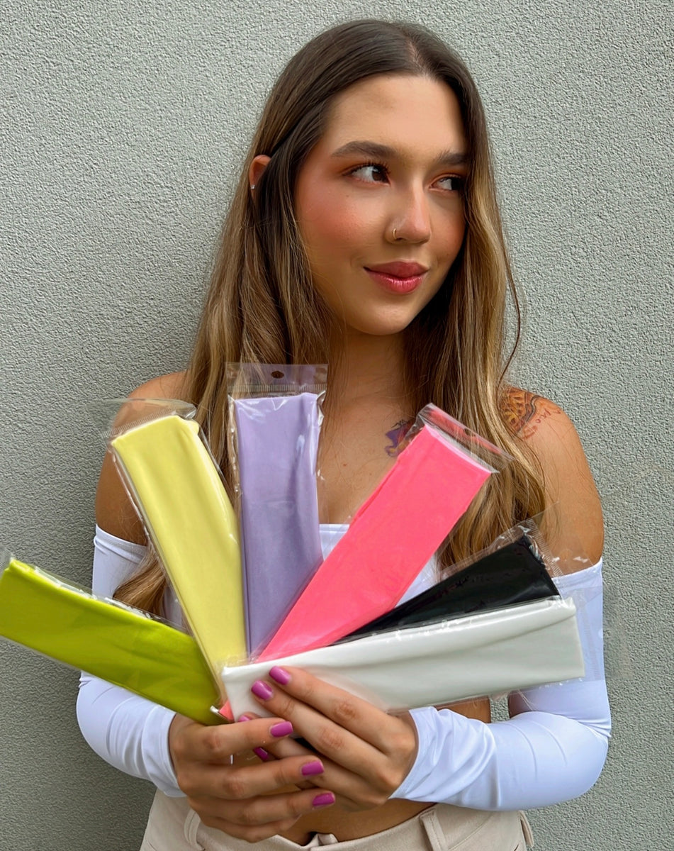 Balaca Elastica Blanca – Menta Rosa