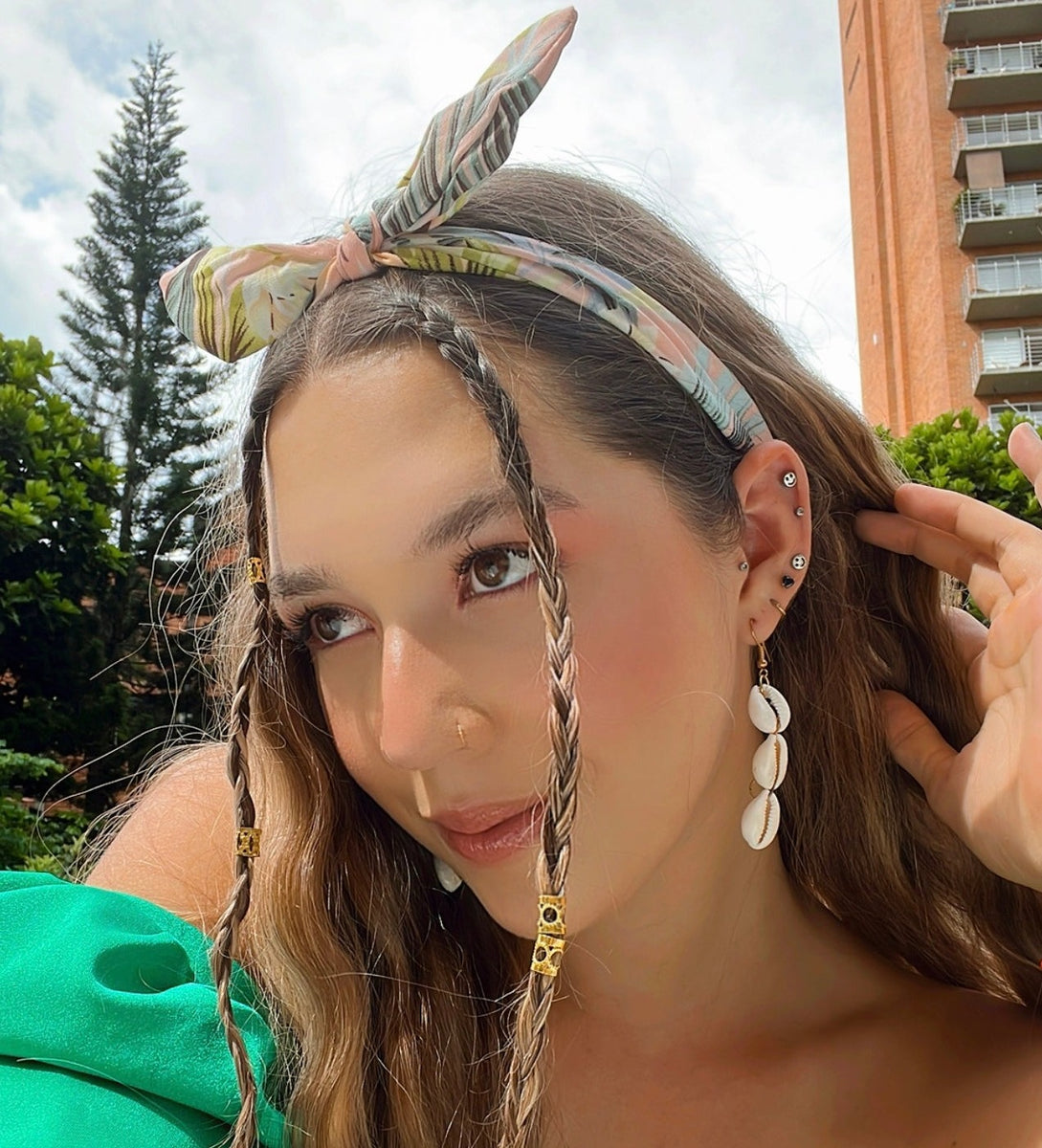 Balaca Tropical Rosada Palmeras – Menta Rosa