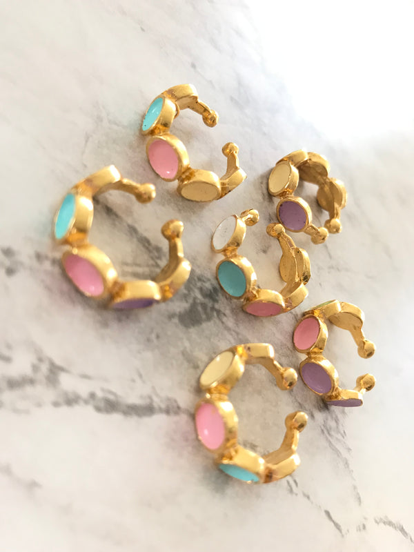 Accesorios - Aretes - Ear cuff / Orejeras – Menta Rosa