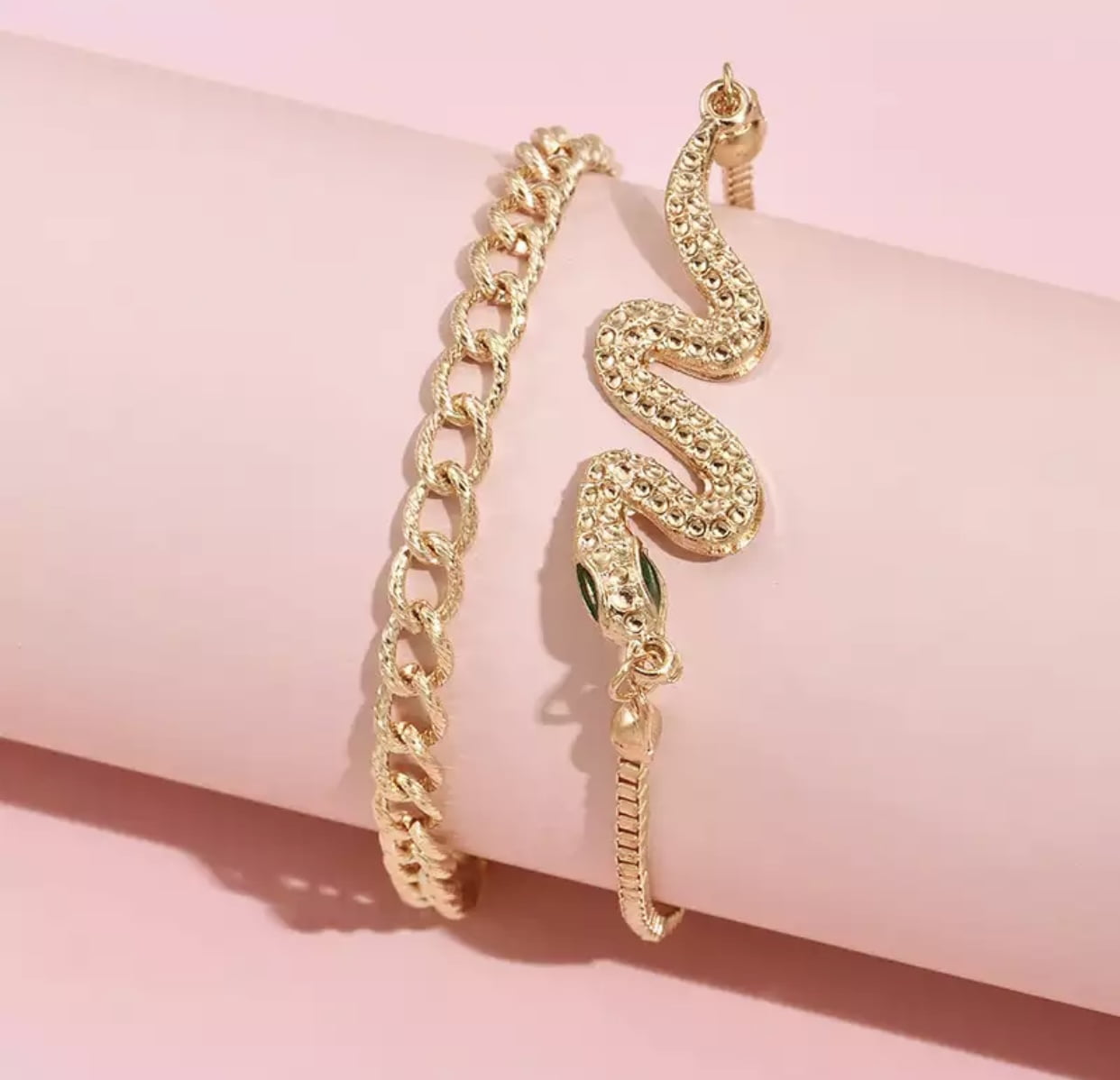Pulseras Golden Manet – Menta Rosa