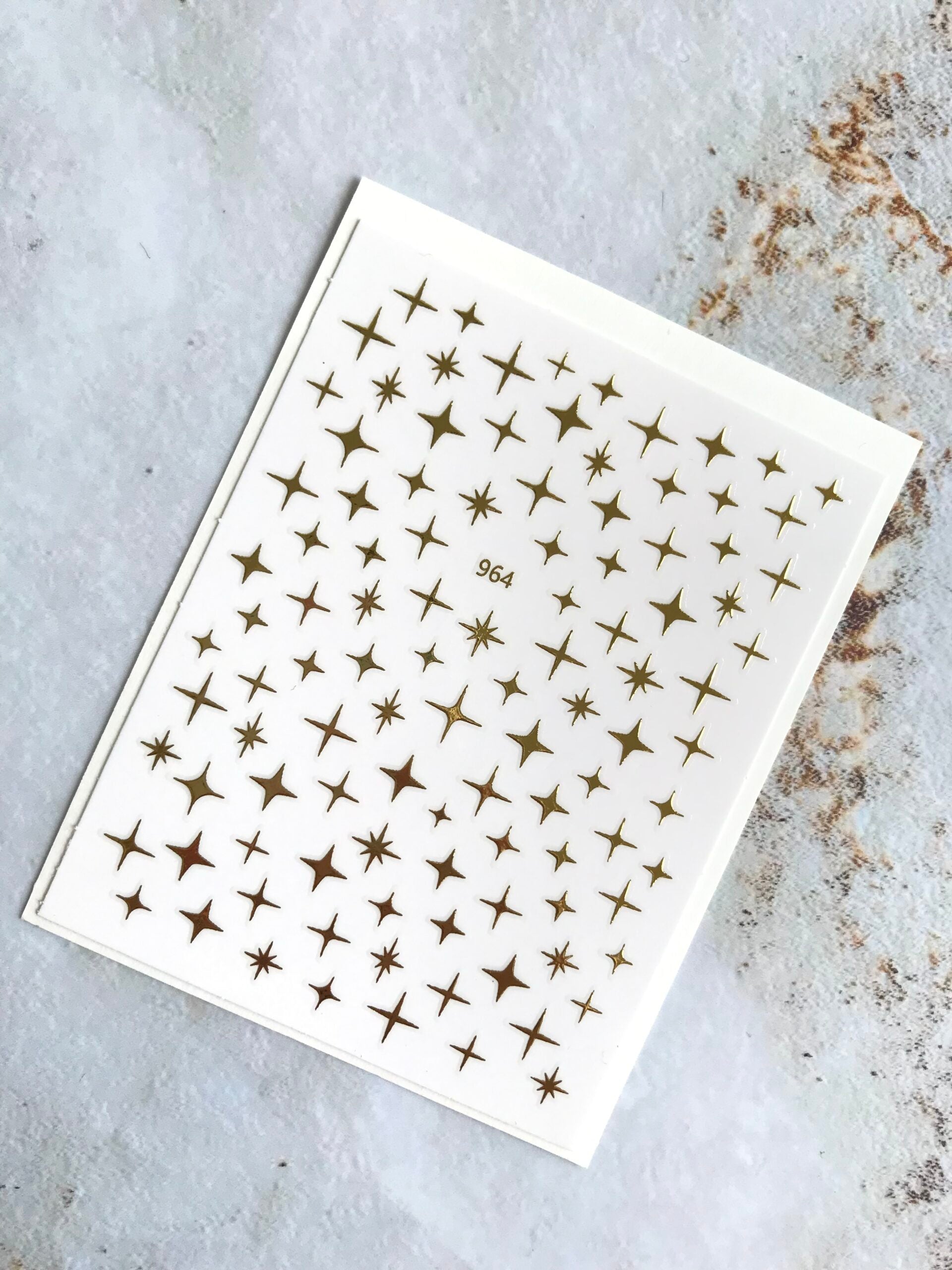 Sticker Destello Dorado 03 – Menta Rosa