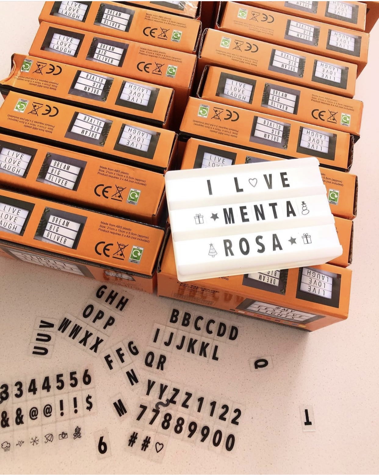 Mini Light Box – Menta Rosa