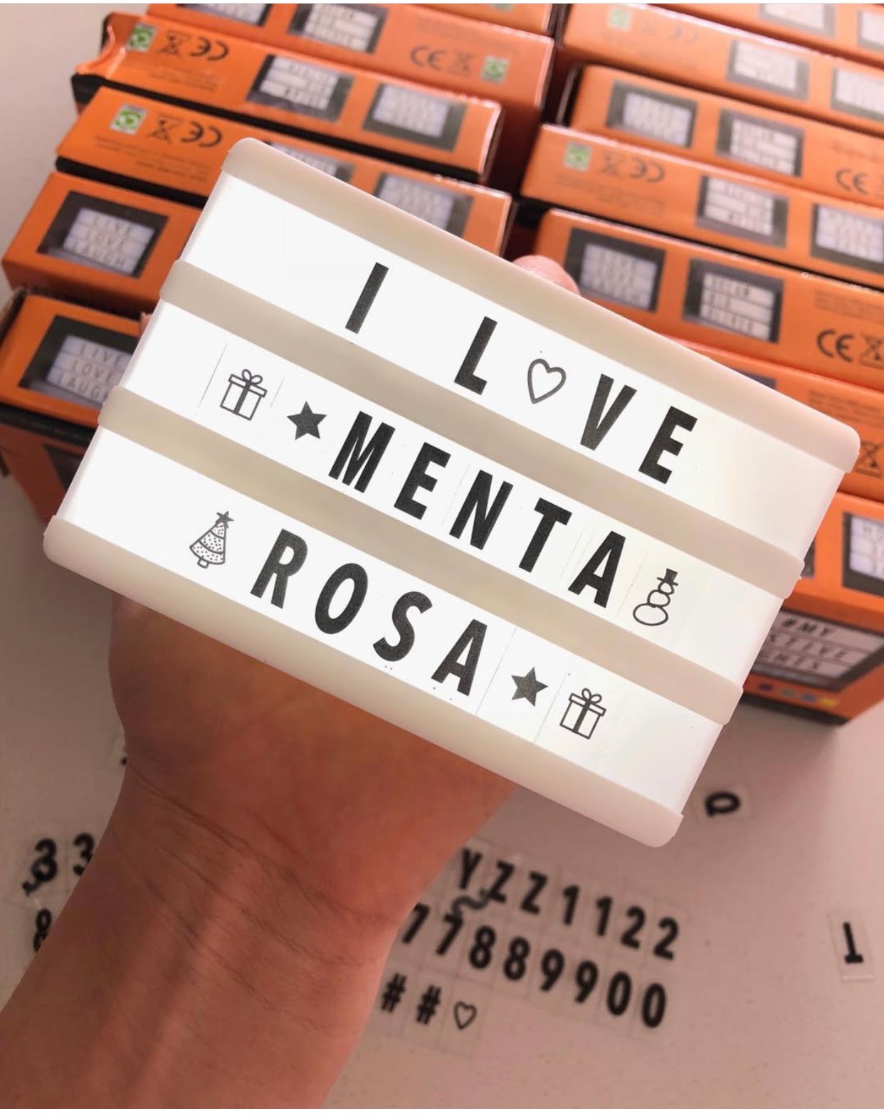 Mini Light Box – Menta Rosa